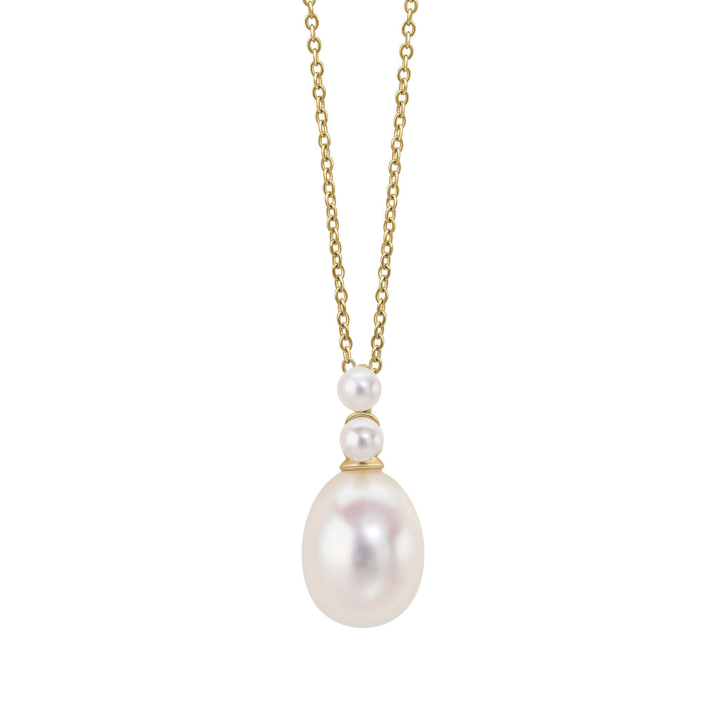 Pearl Detail Necklace by Elements Gold